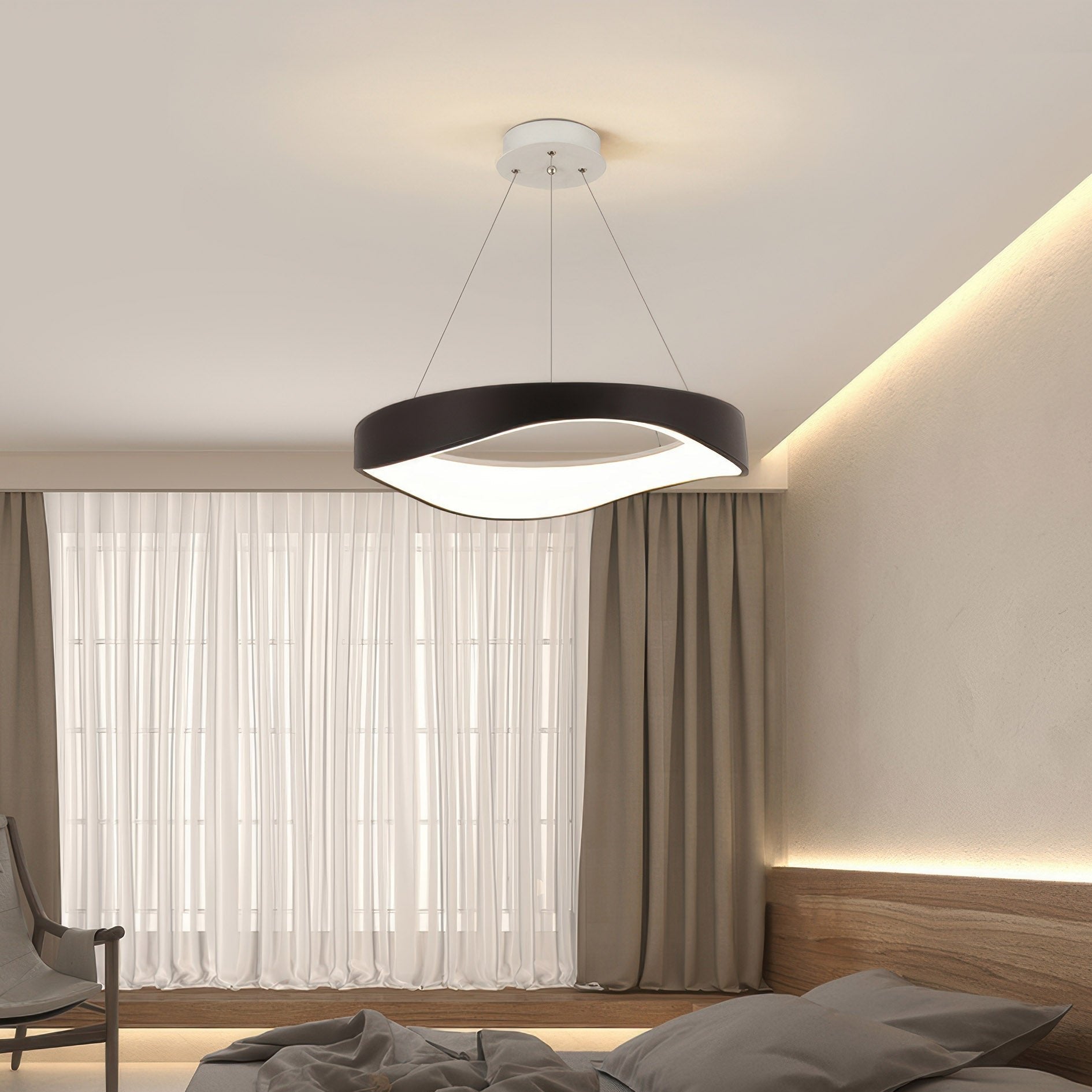 Modern Round Led Pendant Light For Versatile Indoor Lighting ...