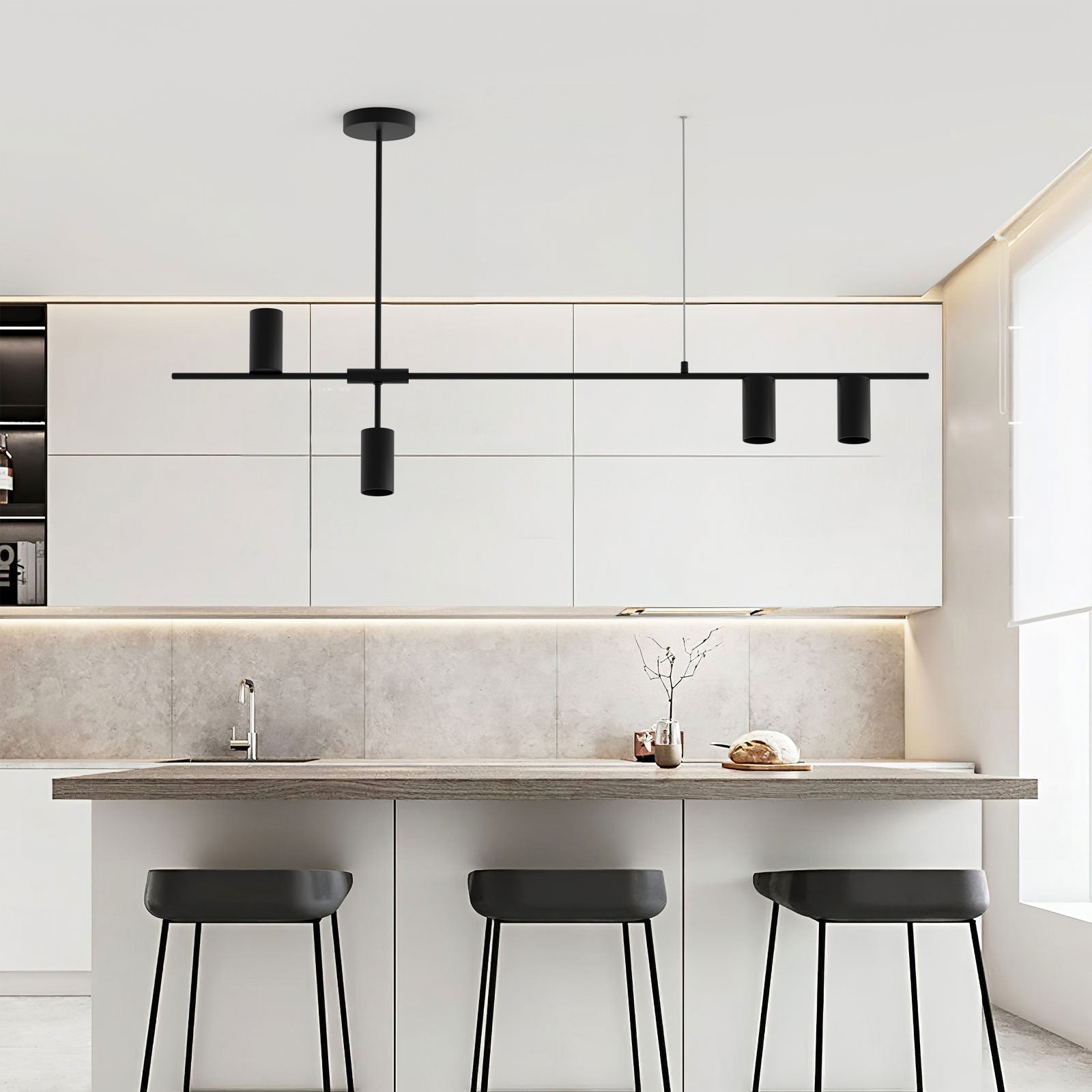 Noreen Modern Long Liner Pendant Light – Misterlamp Melbourne