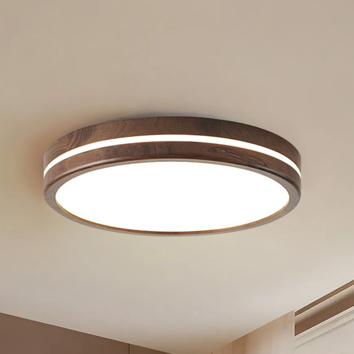 Round Wooden Ceiling Light – Misterlamp Melbourne