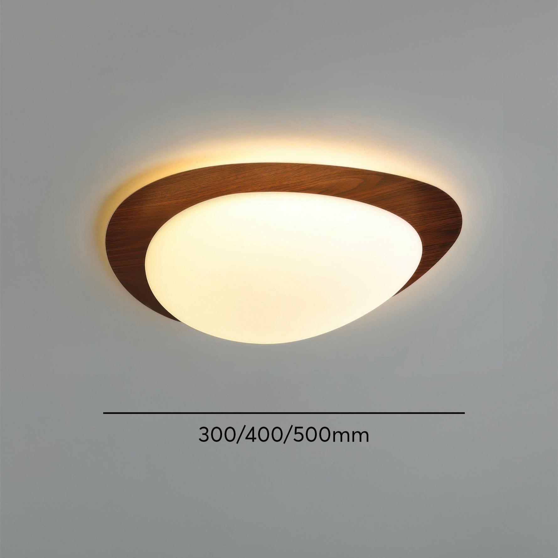 Scandinavian Pebble Wood Grain Ceiling Light – Misterlamp Melbourne